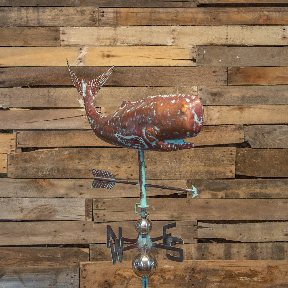 3D Whale Weathervane - Vintage Weathervanes | Weathervanes For Sale