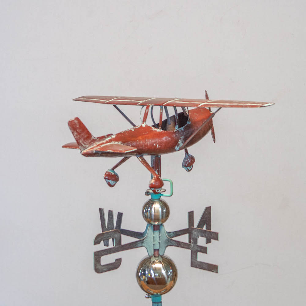 3D Full Body Plane Weathervane - Vintage Weathervanes | Weathervanes ...