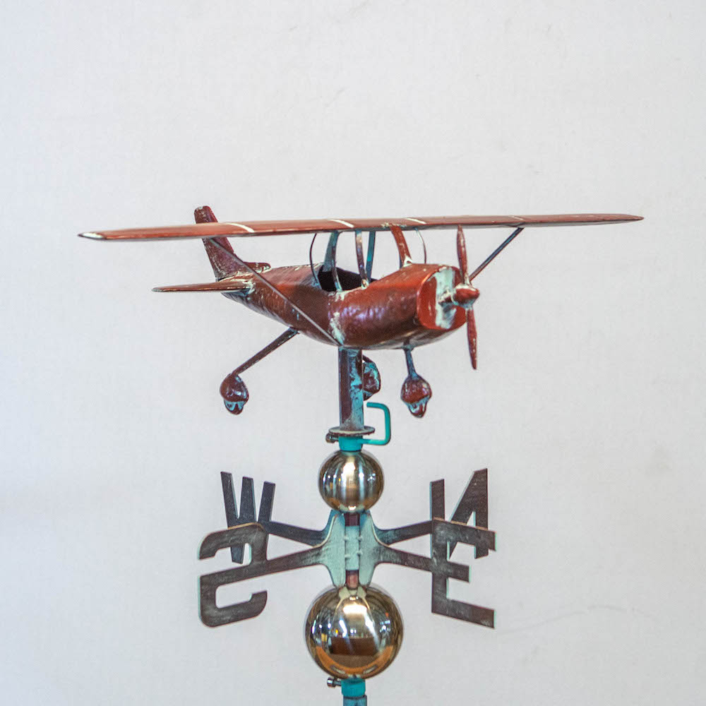 3D Full Body Plane Weathervane - Vintage Weathervanes | Weathervanes ...