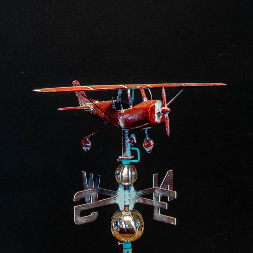 3D Full Body Plane Weathervane - Vintage Weathervanes | Weathervanes ...