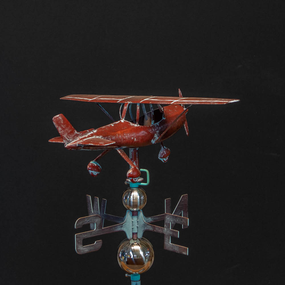 3D Full Body Plane Weathervane - Vintage Weathervanes | Weathervanes ...