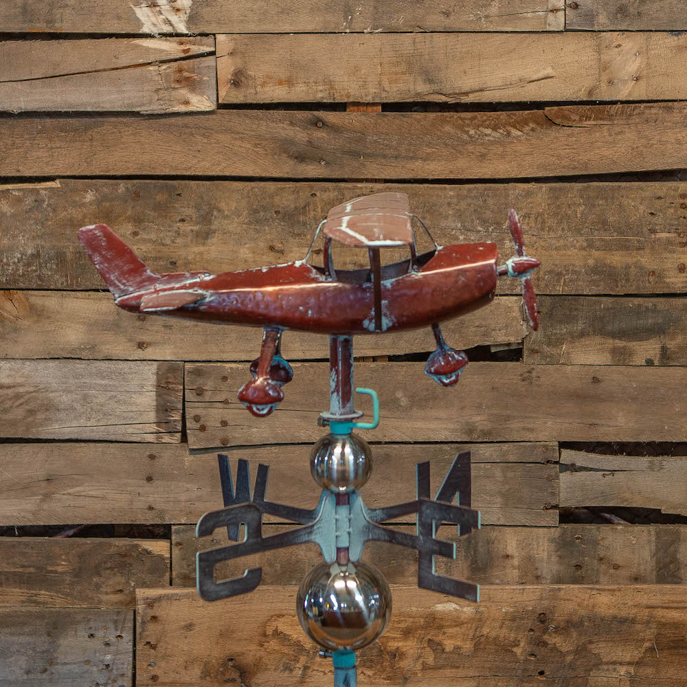 3D Full Body Plane Weathervane - Vintage Weathervanes | Weathervanes ...